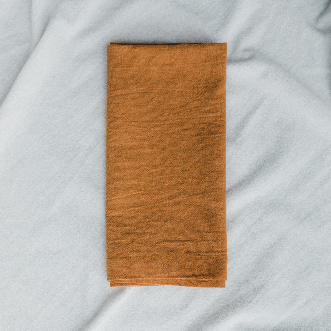 Rust Cotton Napkin Set – Art of Curation