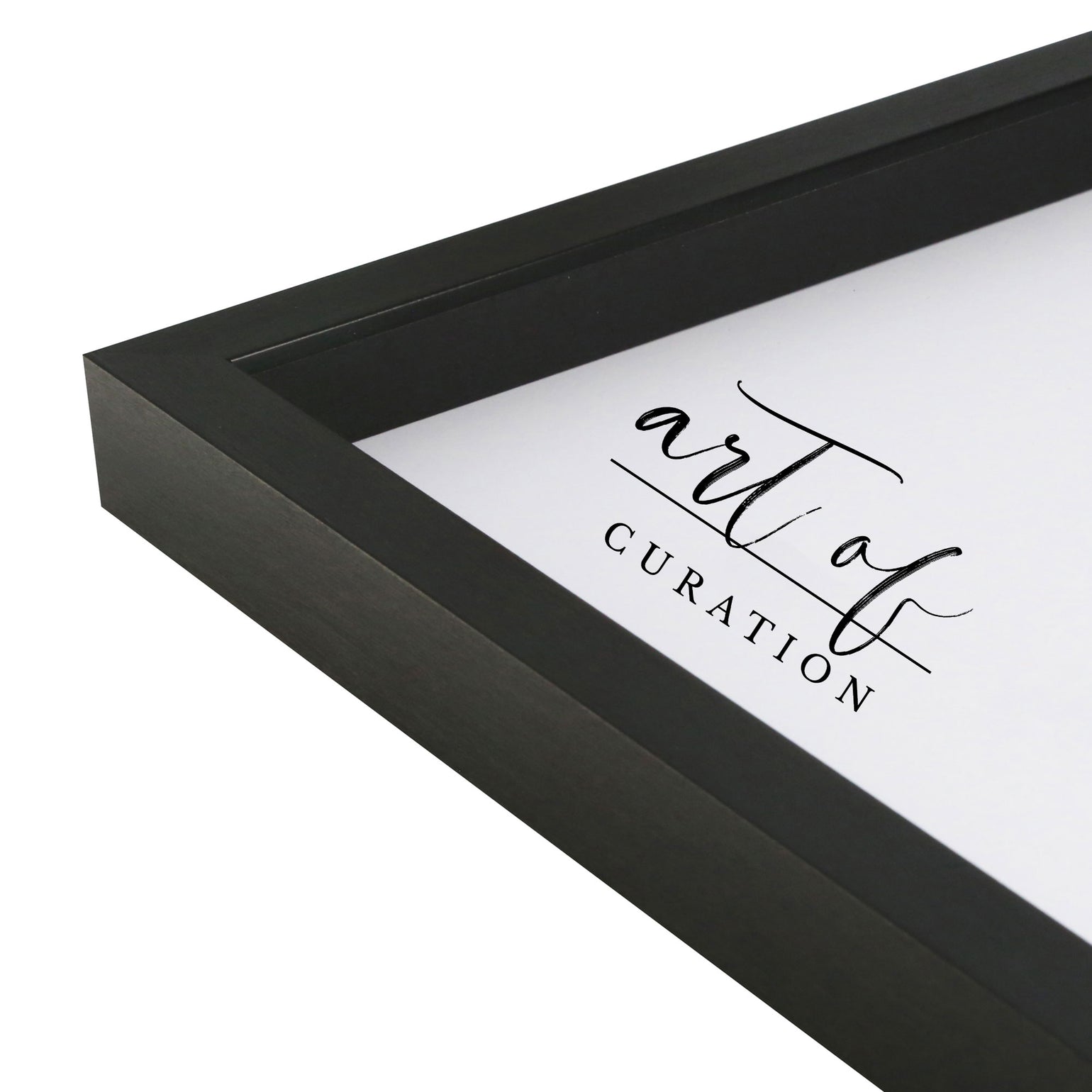 Nordic Box Art Frame - Black – Art of Curation