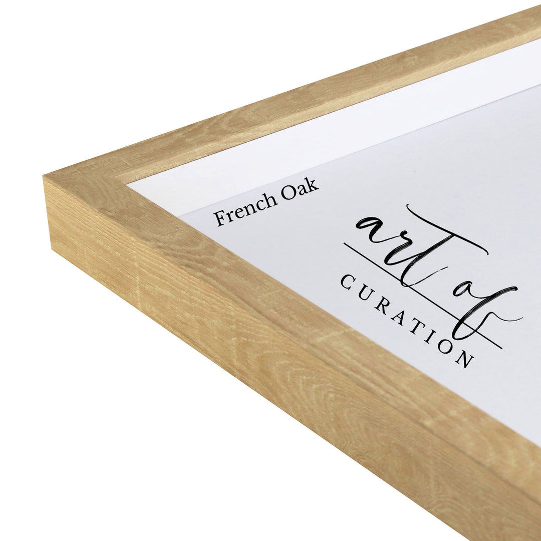 Nordic Box Art Frame - French Oak Look – Art of Curation